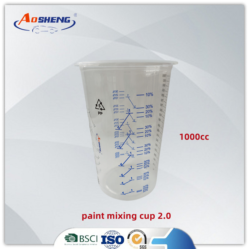 Best Flexible Paint Mixing Cup 1000ml Manufacturer and Factory | Aosheng